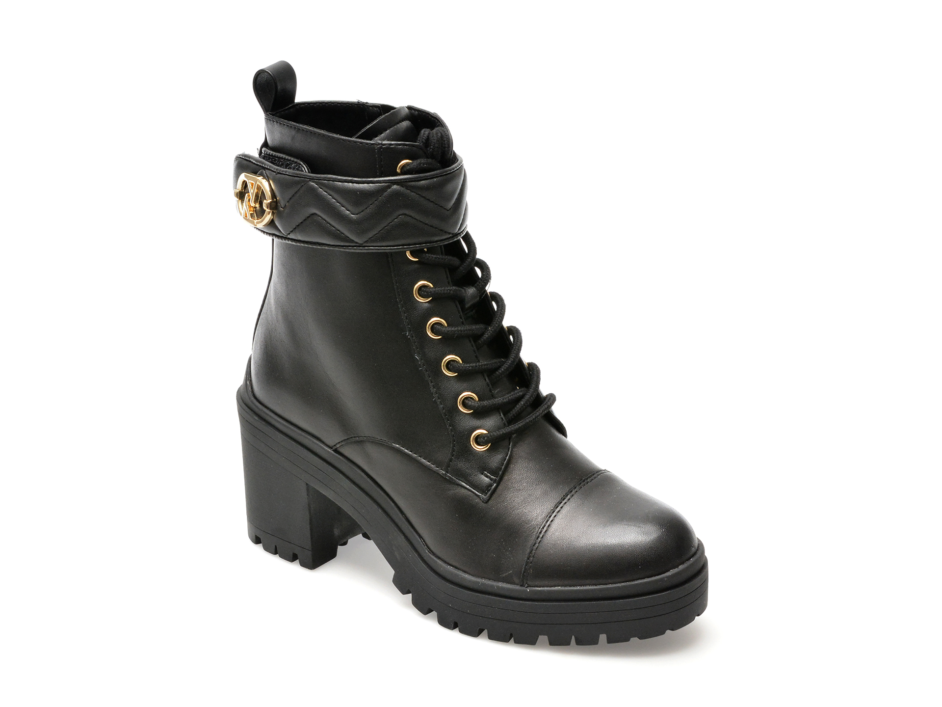 Ghete Dama Cu Platforma Piele - Moda La Îndemână